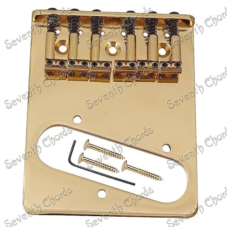 Golden Top Load Tele Style Guitar Vintage Bridge | Reverb