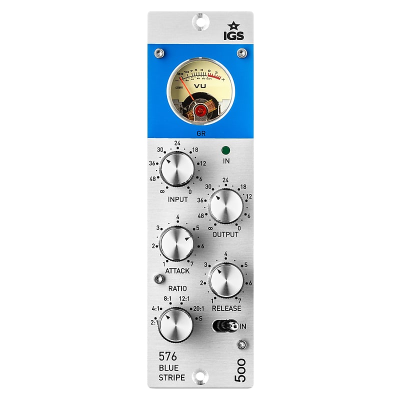 IGS 576 Blue Stripe 500-Series Compressor | Reverb