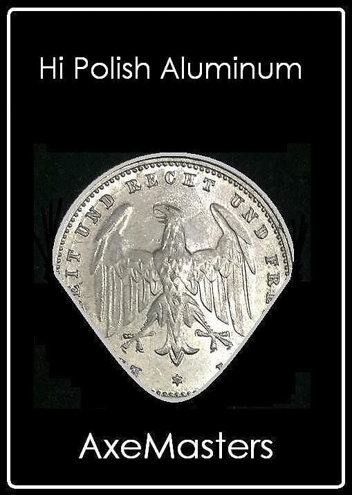 AxeMasters German Eagle Coin Plectrum - 200 Mark High Polish | Reverb