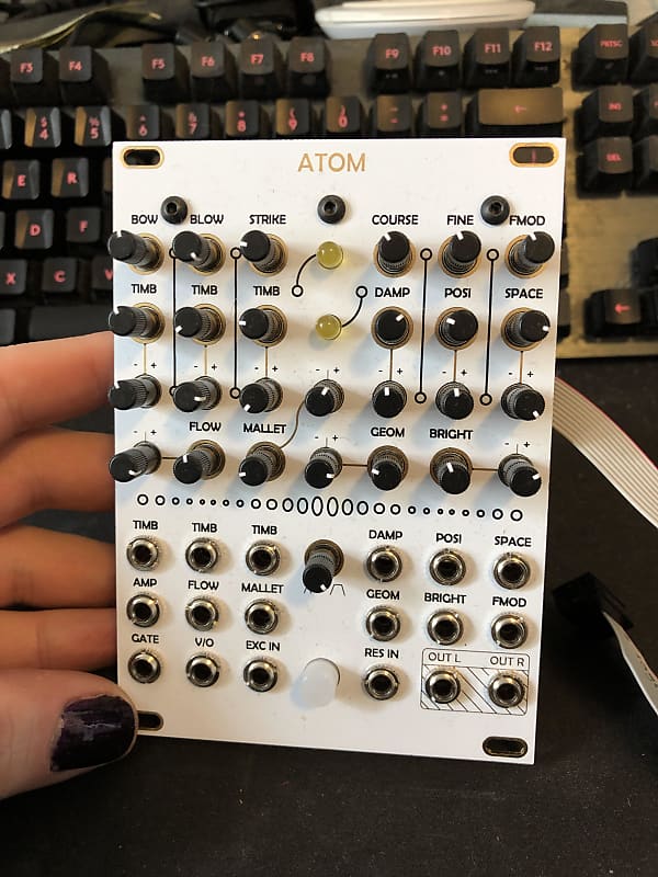 Antumbra Atom (Mutable Instruments Elements) White/Gold | Reverb