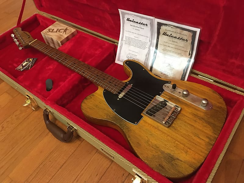 Unicaster Heavy Relic Tele Butterscotch Blonde | Reverb