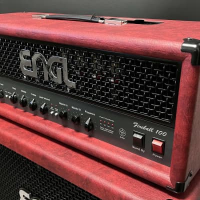 Engl Fireball 100 E635 Custom Shop Retro Red Tolex | Reverb