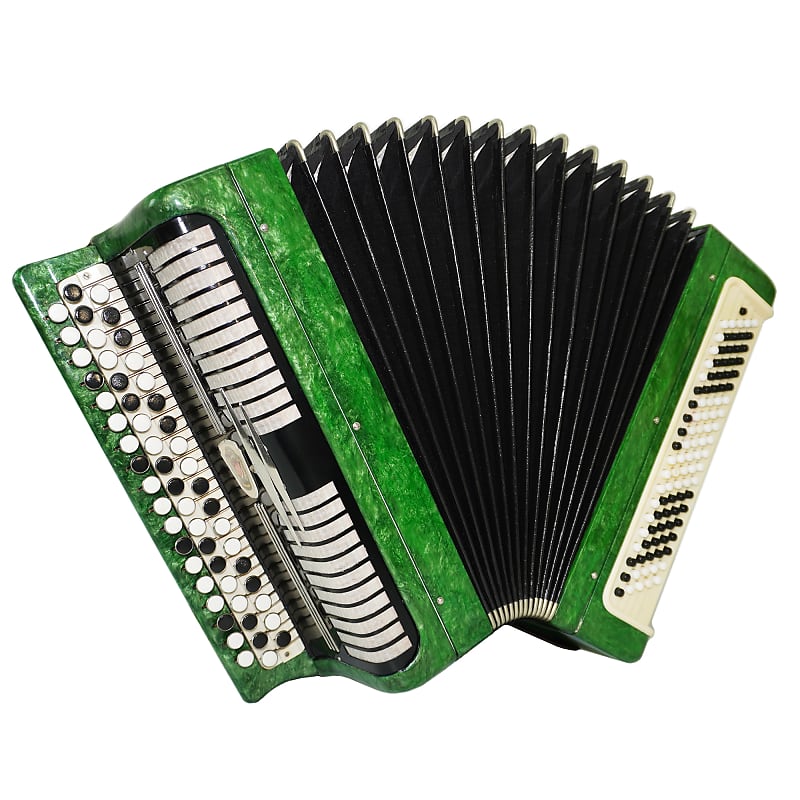 Russian Bayan Etude Tula Button Accordion, Vintage Accordion | Reverb