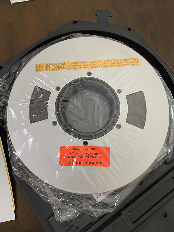 MRL 1 inch 2eq 2 speed Cal Tape. Sealed. | Reverb