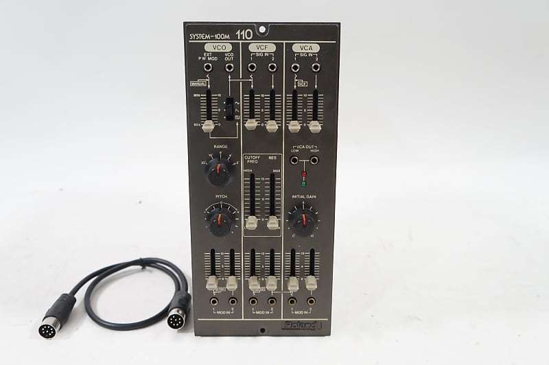Roland SYSTEM-100M Model 110 VCO VCF VCA Modular Analog | Reverb UK