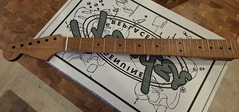 Warmoth guitar neck 2023 - Roasted Maple | Reverb