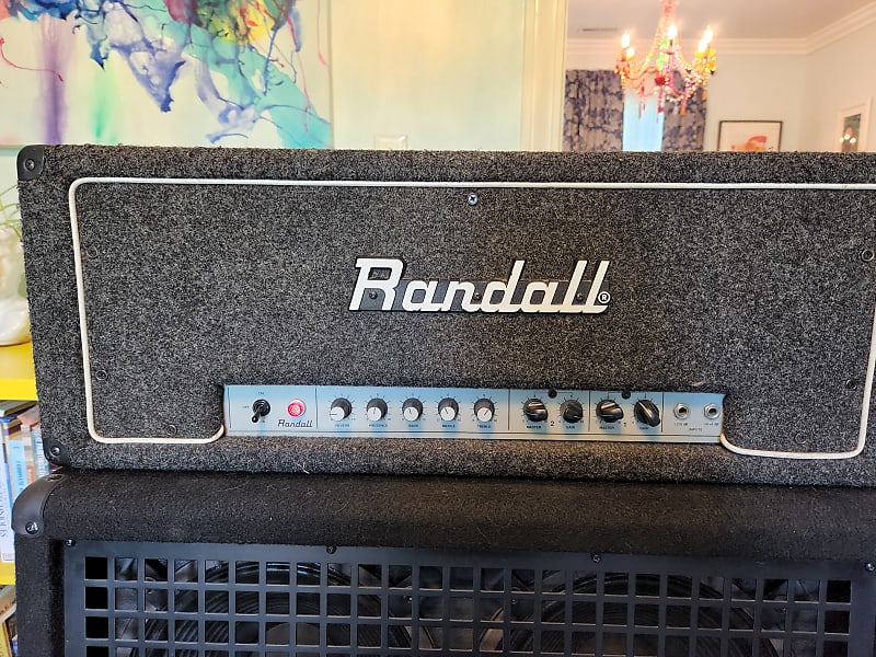 Randall RG100ES half-stack w/ original footswitch | Reverb