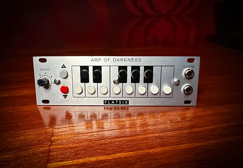 FlatSix Modular Arp Of Darkness 2024 (Silver) - 1U CV Arp | Reverb UK