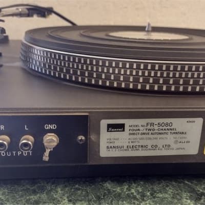 Sansui FR-5080 HiFi Vintage Rare Turntable | Reverb