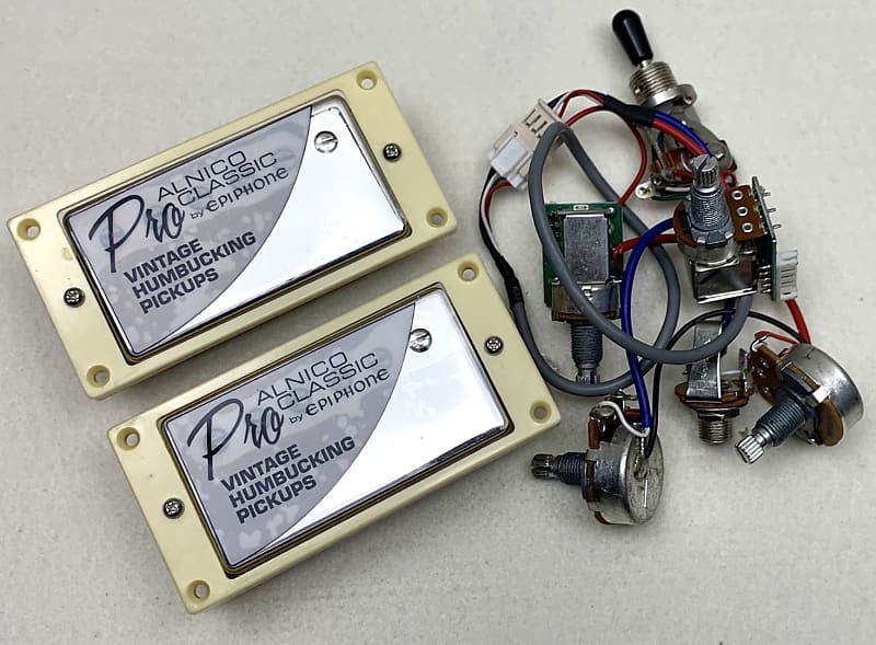 Epiphone Classic Plus ProBucker HUMBCKING Pickups With Wiring | Reverb