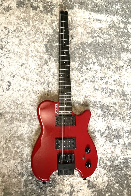 Kiesel ALLAN HOLDSWORTH HH2 w/ Carvin HS Case - 🩸 Red Finish | Reverb
