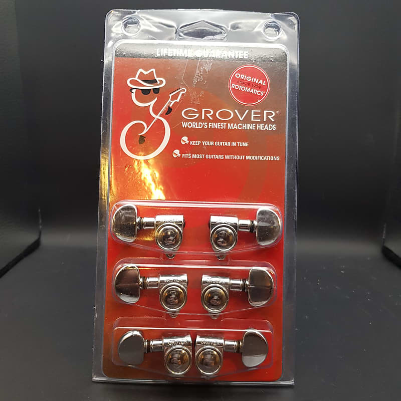 Grover Set Meccaniche 3+3 Chrome | Reverb