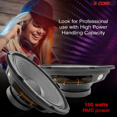 5Core 12" inch Subwoofer Car Audio Premium PA DJ Sub Woofer | Reverb