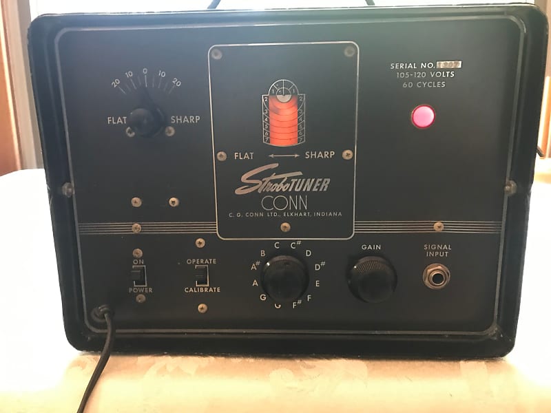 Conn Strobotuner 1950's? Black | Reverb