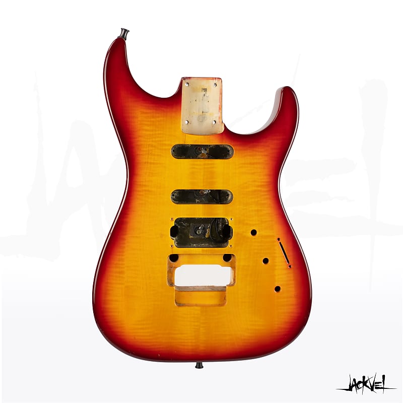 Charvel 475 DELUXE EXOTIC 80's - Amber Burst | Body | Reverb