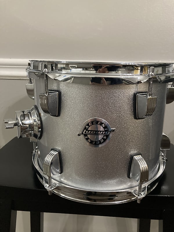 Ludwig Accent Silver Sparkle 10” tom | Reverb