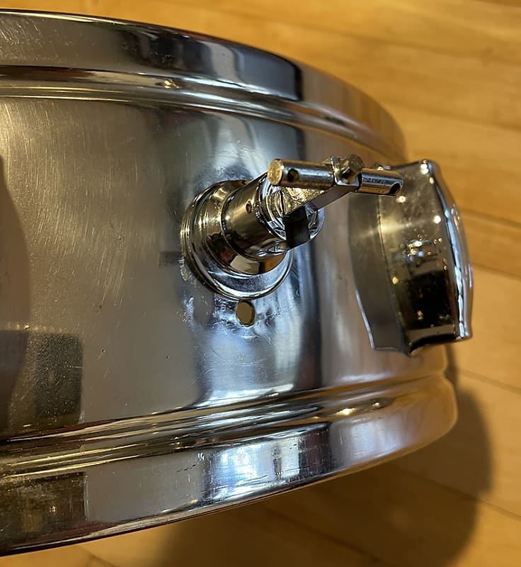 Camco Tuxedo Lug Snare 70s - Chrome Over Brass | Reverb
