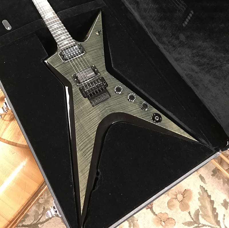 Dean Custom Run DCR Stealth #7 Transparent Black Dimebag | Reverb