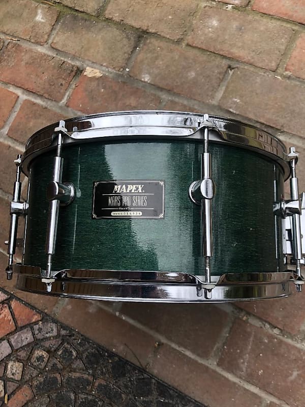Mapex Mars Pro Series snare drum 1990's - Green Lacquer | Reverb
