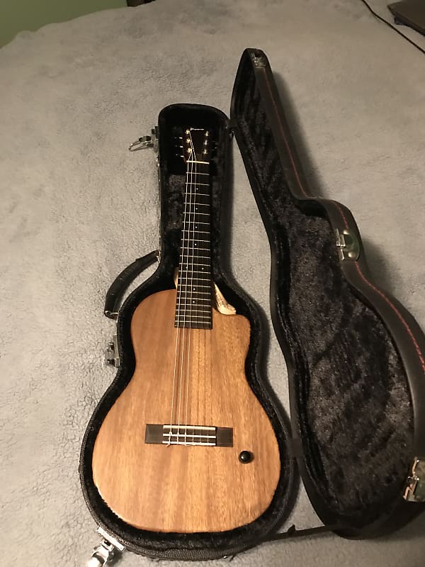 Pono BE-6 Acacia Electric Guitalele/Guitar | Reverb
