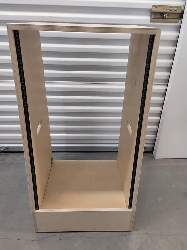 Audiorax Slant Rack with Casters 18RU, 20" Deep 2020 Natural | Reverb