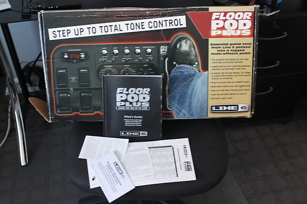Line 6 Floor Pod Plus with power supply, box, manuals | Reverb