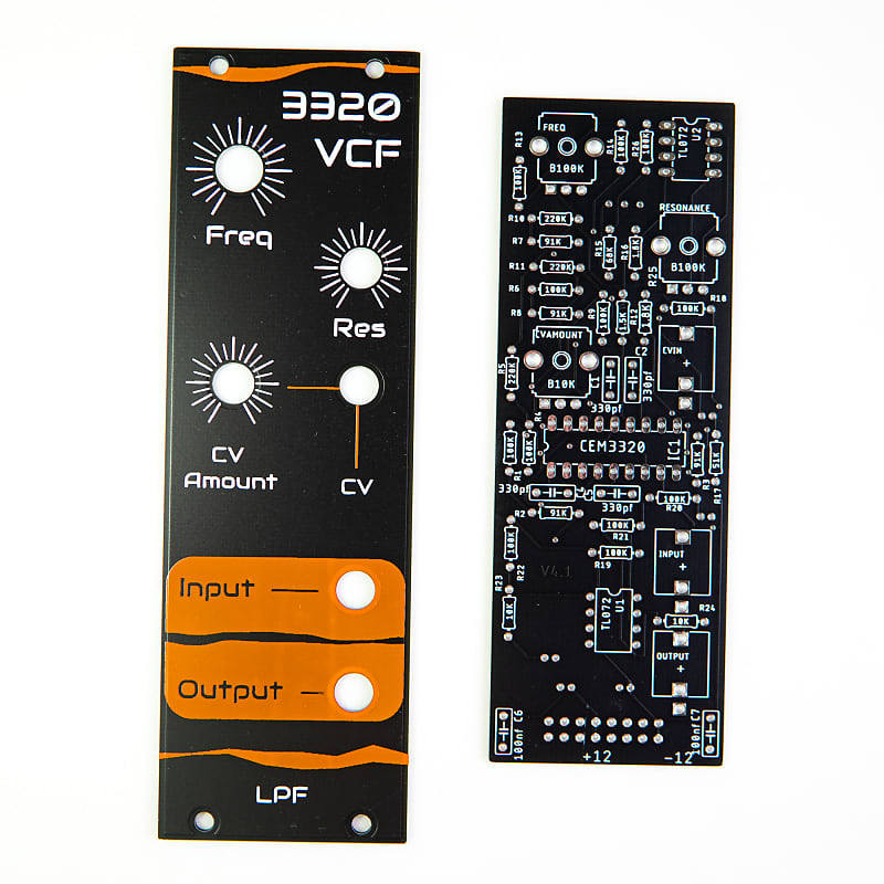 3320 VCF / PCB & Front Panel / DIY Synth / Eurorack / Low | Reverb