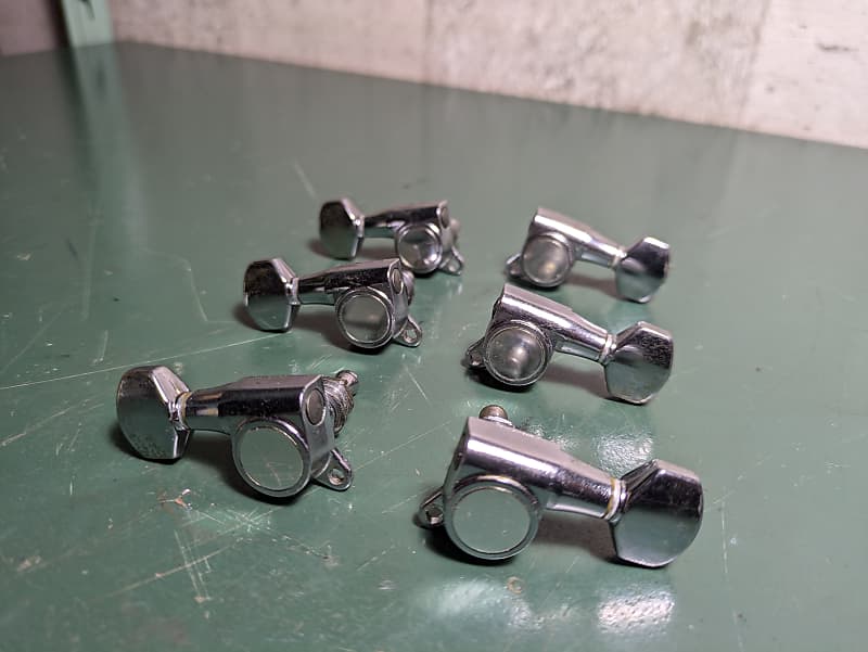 Vintage Gotoh Tuners 3-3 80s Chrome | Reverb