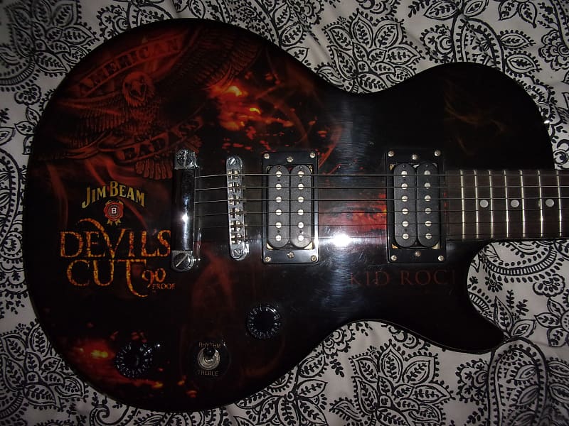 RARE Kid Rock LP Devil's Cut Jim Beam Promotional Electric | Reverb