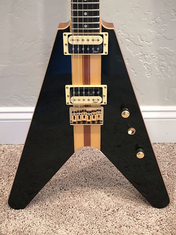 Hoyer Arrow Prestige Neck Through Flying V style electric | Reverb