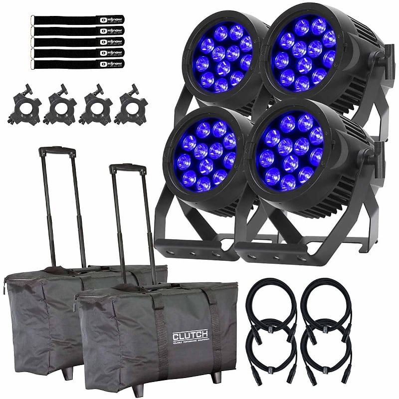 ADJ ENCORELP12IP Versatile Heavy Duty Pars 4 Pack with Case | Reverb