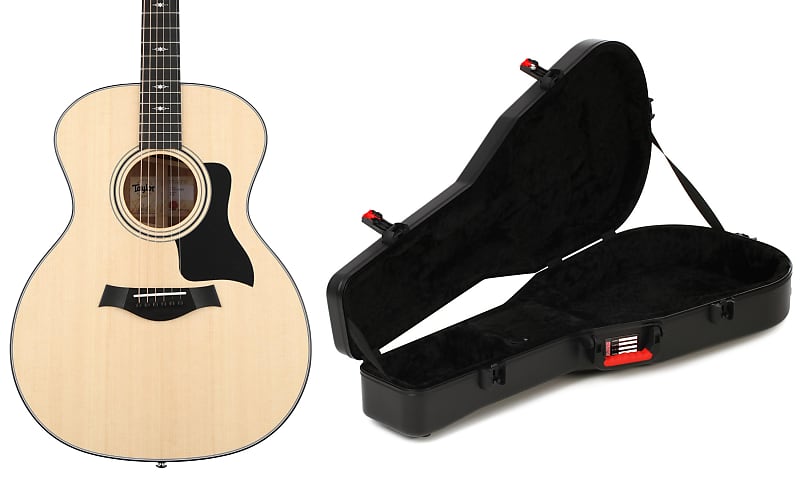Taylor 314 Acoustic Guitar - Natural Sapele Bundle with Gator | Reverb
