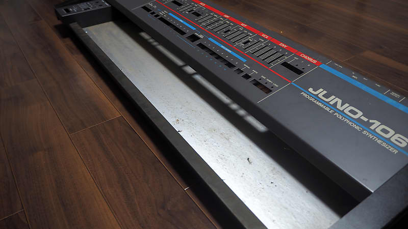 Roland Juno-106 Front Panel, Bender panel, Side End Caps. | Reverb