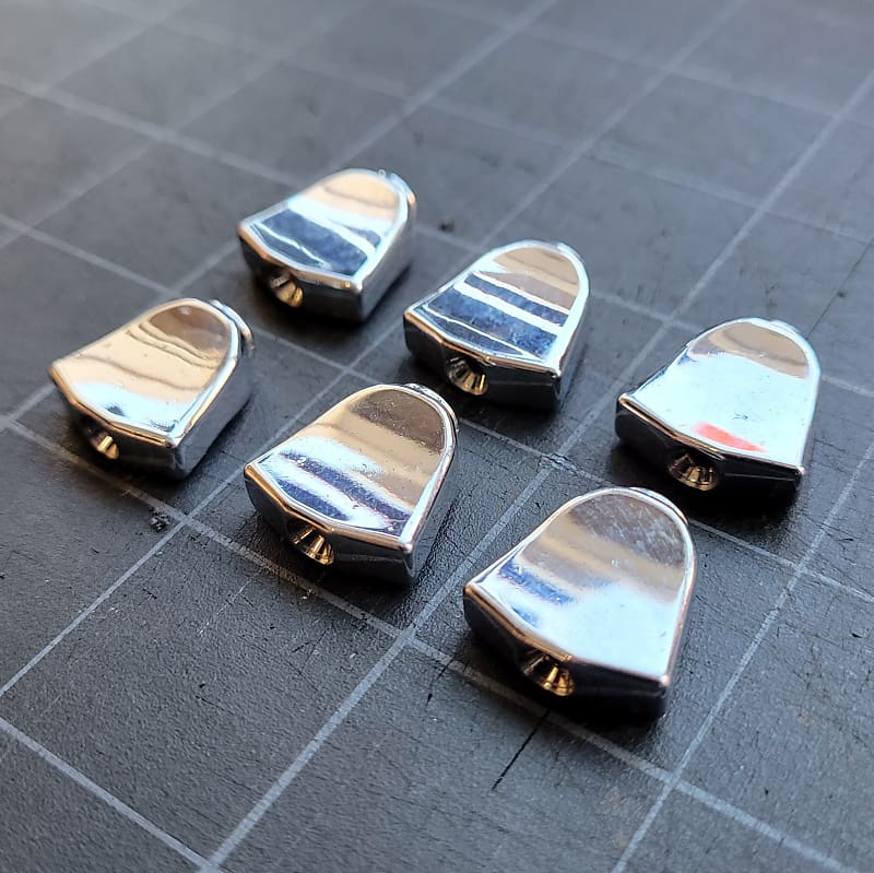 Mighty Mite Tulip Chrome turning machine buttons, knobs | Reverb