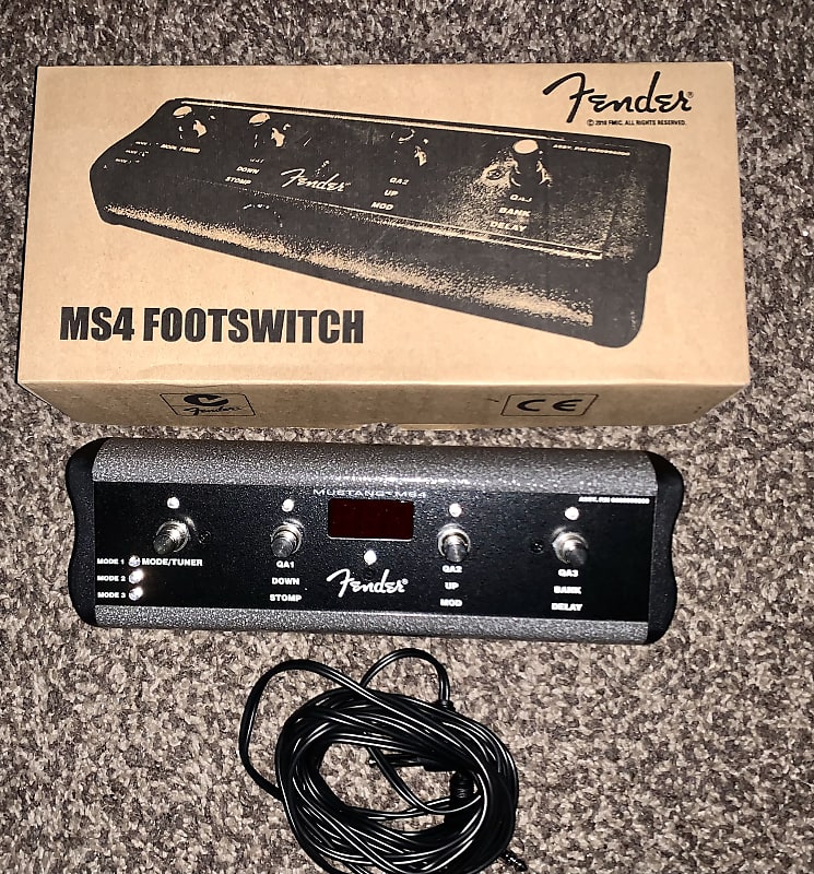Fender ms4 mustang Footswitch for mustang amp | Reverb