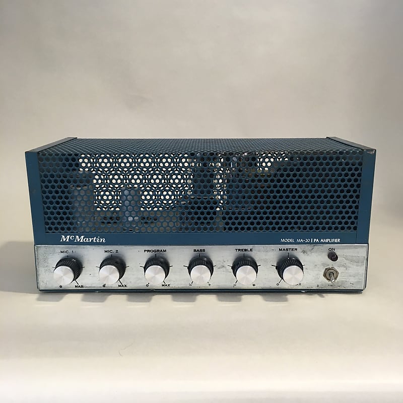 McMartin : MA-20 - 1962 PA Amplifier - Tube Vocal Preamp - 20 | Reverb
