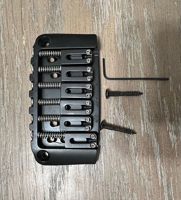 Hipshot bridge 6 string, MINT condition with box and hardware | Reverb