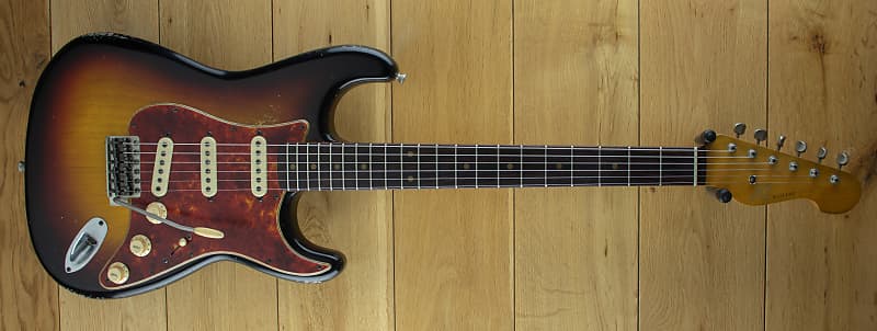 MB Guitars 62 S 3 Tone Sunburst, Spitfire Tortoise Shell | Reverb