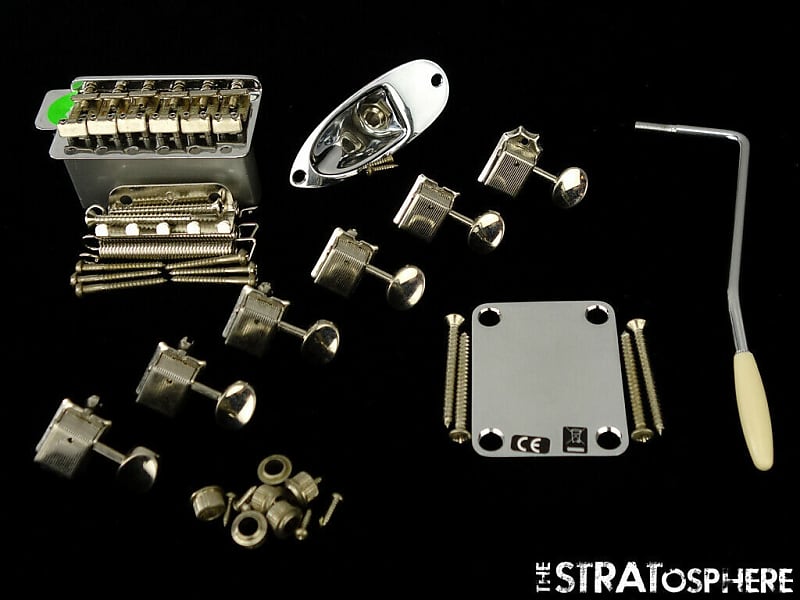 Fender 60s RI Road Worn Strat CHROME HARDWARE SET Relic | Reverb UK