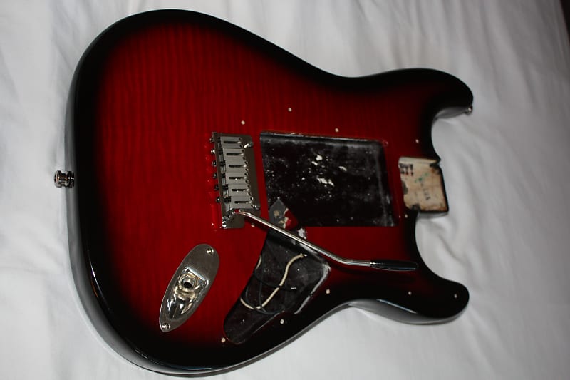 Extremely Rare 1993 Fender Strat Plus ULTRA Body, Crimson | Reverb