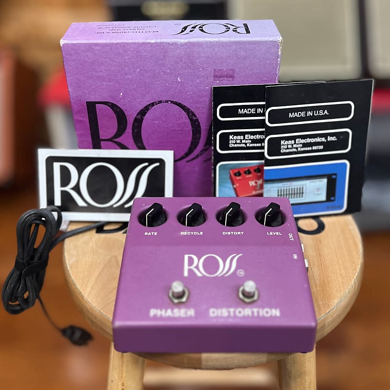 VINTAGE 1979 Ross R1 Distortion/phaser Pedal / Original Box | Reverb