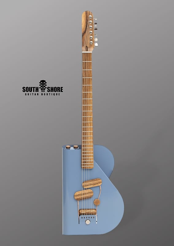 Verso Orbit Baritone 2024. - Dove Blue / Walnut - Sheet Metal | Reverb