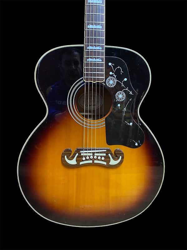 Epiphone EJ-200 vs 2020 - Sunburst | Reverb