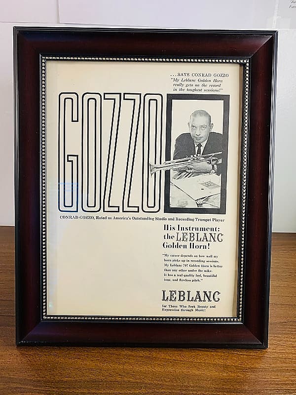 |Original| 1960 Down Beat Leblanc Horns Promotional Ad | Reverb UK