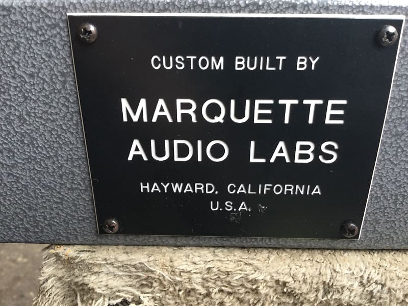 Marquette Audio Labs Telefunken V72a Tube Pre amps 1965 | Reverb