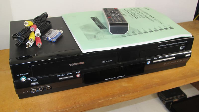 Toshiba SD-V295 - Audio CD, DVD and VHS VCR Combo w Remote & | Reverb