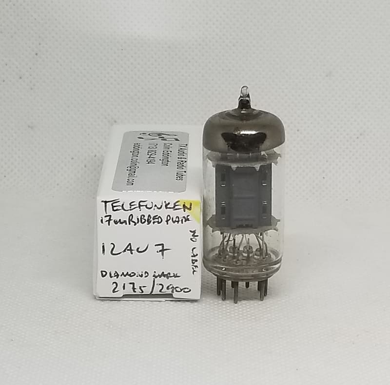 Telefunken 12AU7 Ribbed Gray Plate Single NOS ECC82 | Reverb UK