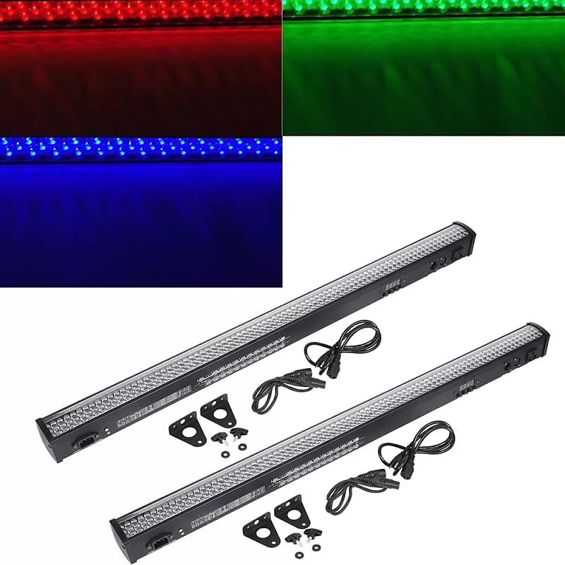 2PCS RGB Wall Wash Light Bar 252 LED Party Disco Stage DJ | Reverb