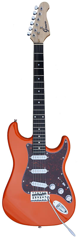 Groove S2024 strat-style electric guitar - Orange Finish | Reverb