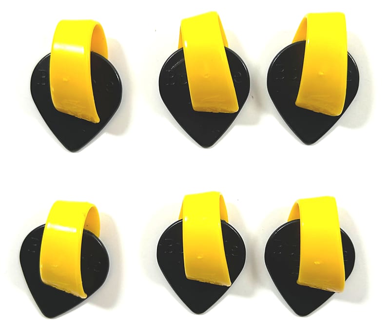 Fred Kelly Bumblebee Thumb Flat Pick Combined Jazz size | Reverb UK